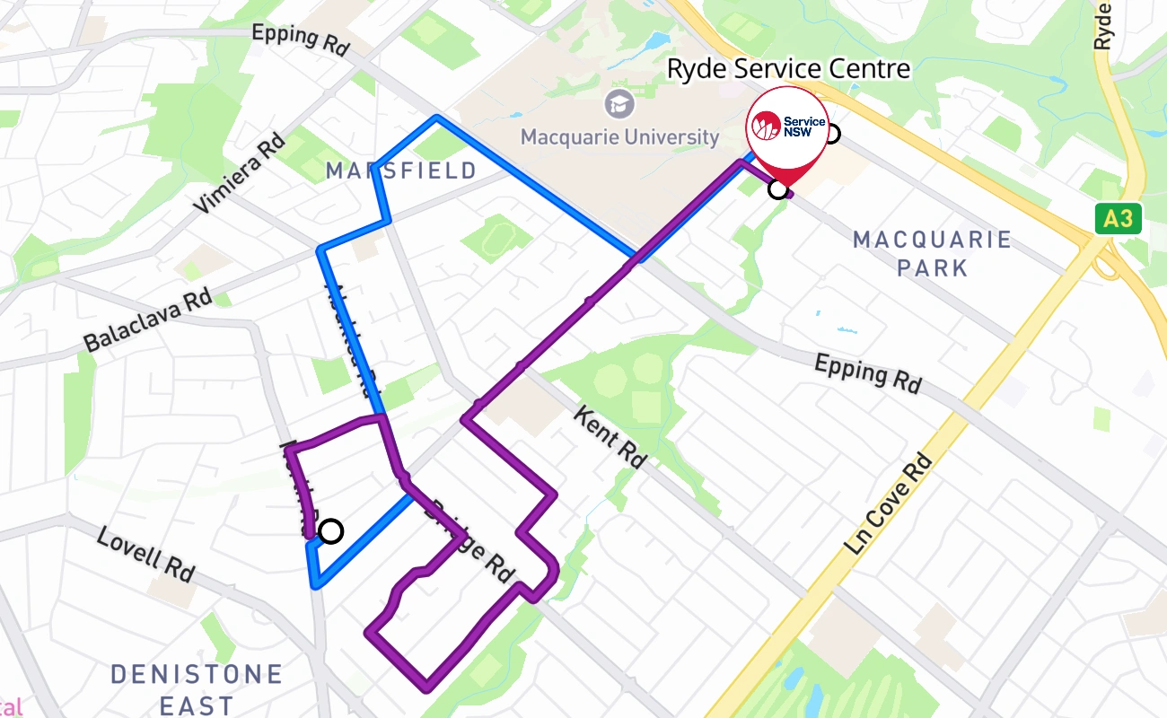 All Road Test Routes | AUDrive - Best Road Test Practice Tool in Australia